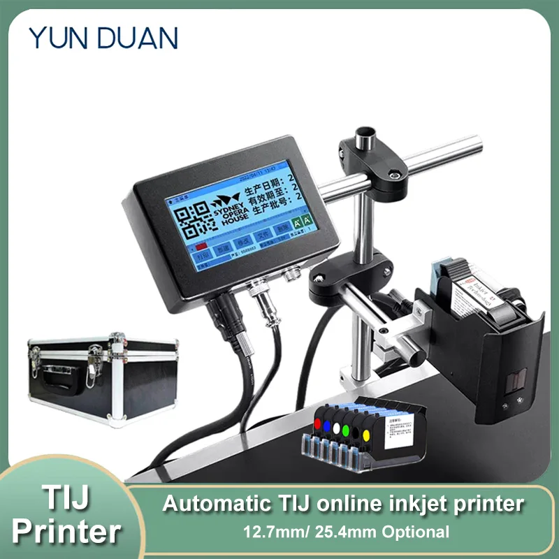 TIJ-Automatic-Online-Inkjet-Printer-5inch-Touch-Screen-Code-Expiry-Date ...
