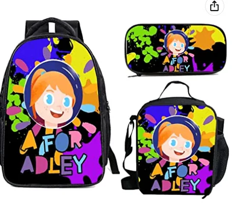 Harajuku-Novelty-Funny-AFOR-ADLEY-3pcs-Set-Backpack-3D-Print-School ...