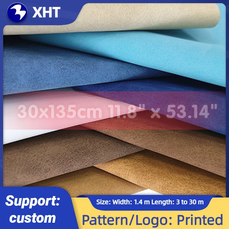 Rollo de tela de piel sintética de ante sintético para ropa, Material ...