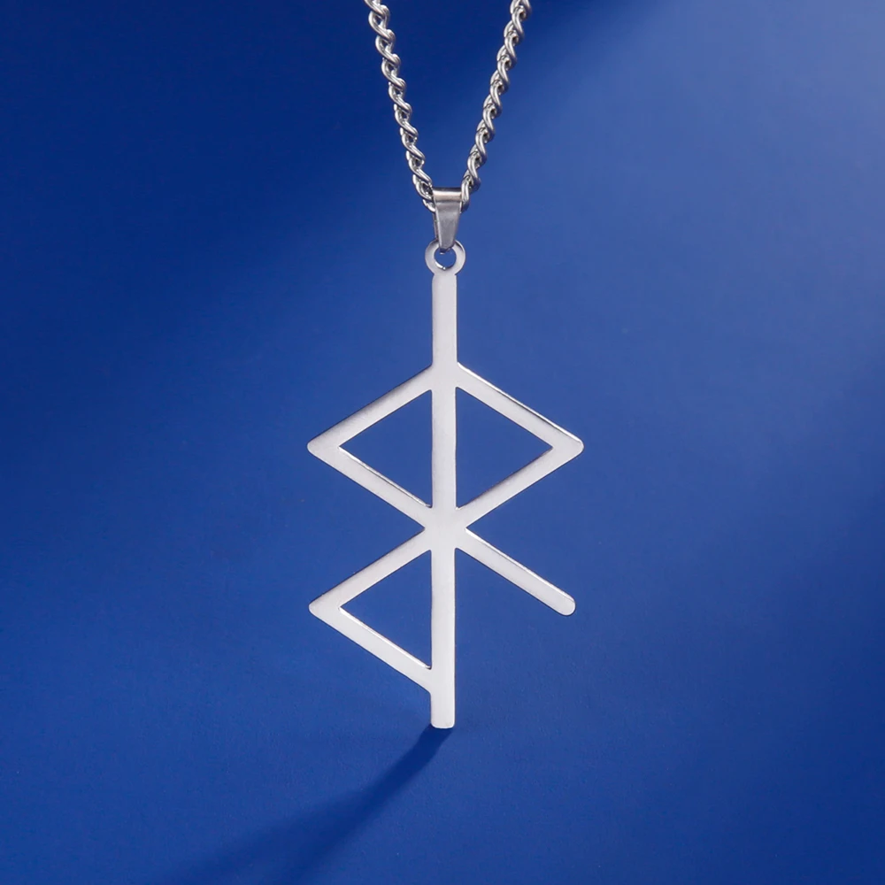 Teamer-Rune-Amulet-for-Love-and-Peace-Pendant-Necklace-Men-Stainless ...