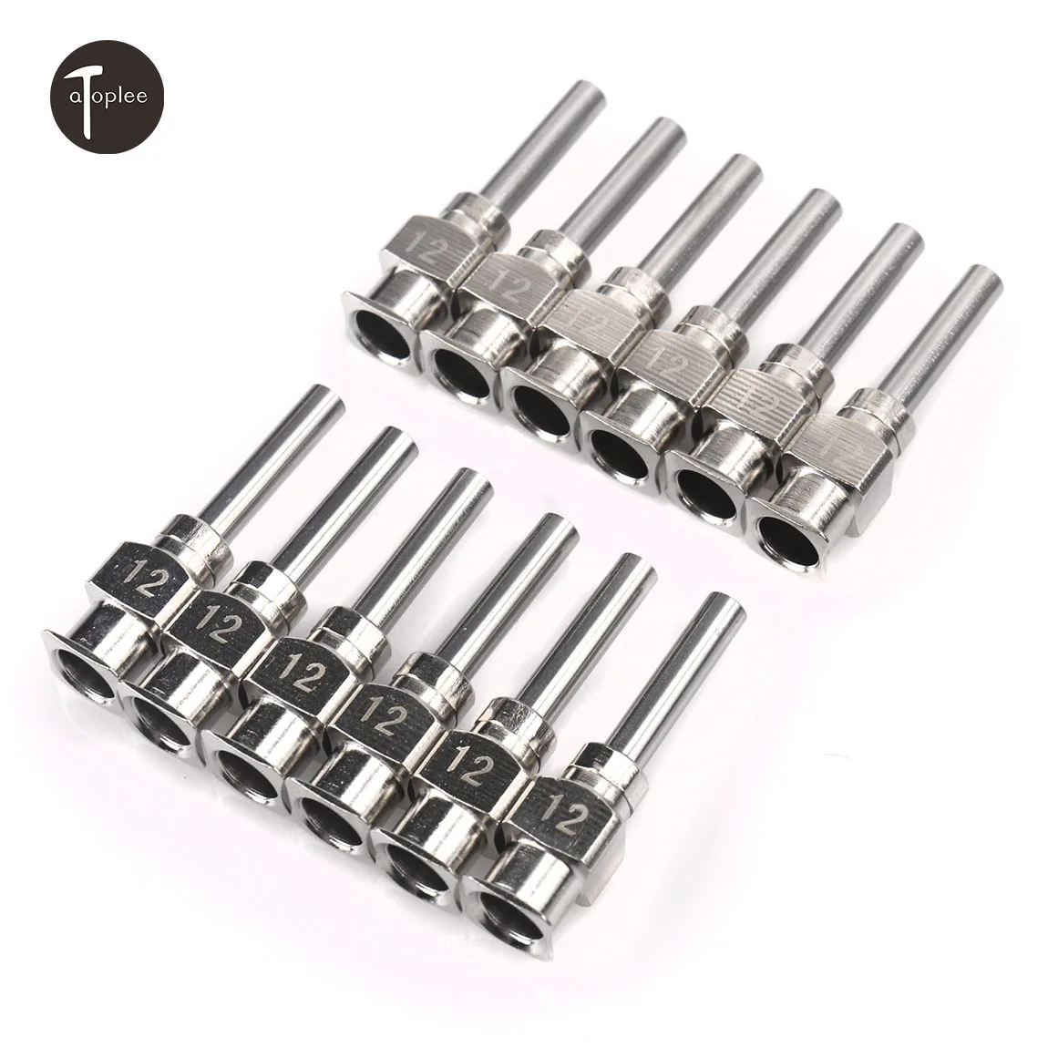 Atoplee 12Pcs Syringe Nozzle 12G To 28G Stainless Steel Dispenser ...