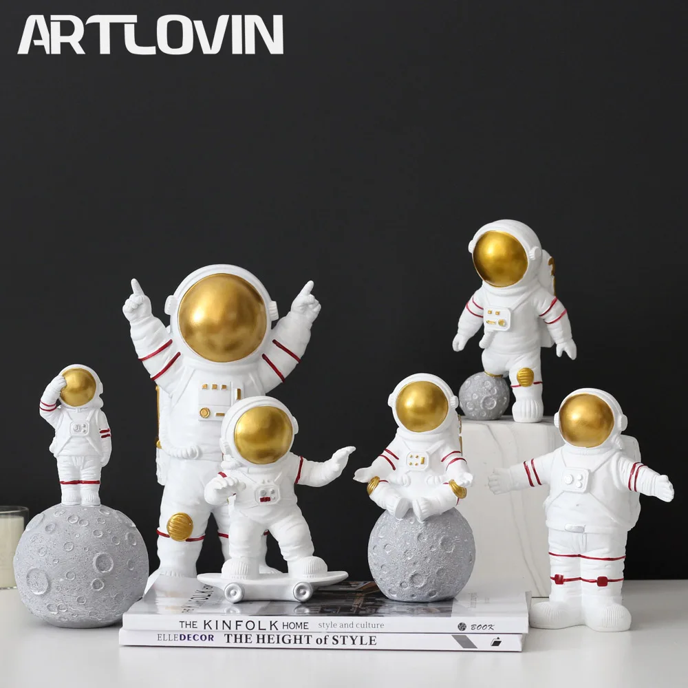 Art & Collectibles Astronaut Figuring Figurine Sculpture Meditation ...