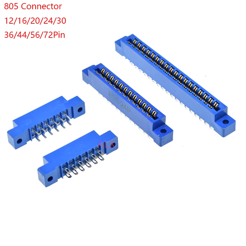 PCB-Mount-Card-Edge-Connector-Strip-Connector-Socket-3-96mm-Pitch-16-20 ...