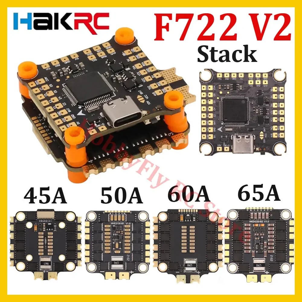 Hakrc F722 V2 F7 Bec Fpv Esc 45a 50a