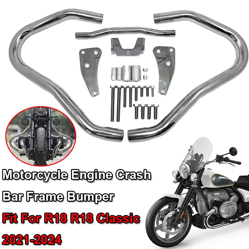 R18 Motorcycle Accessories Engine Guard Crash Bar Stunt Cage Frame ...