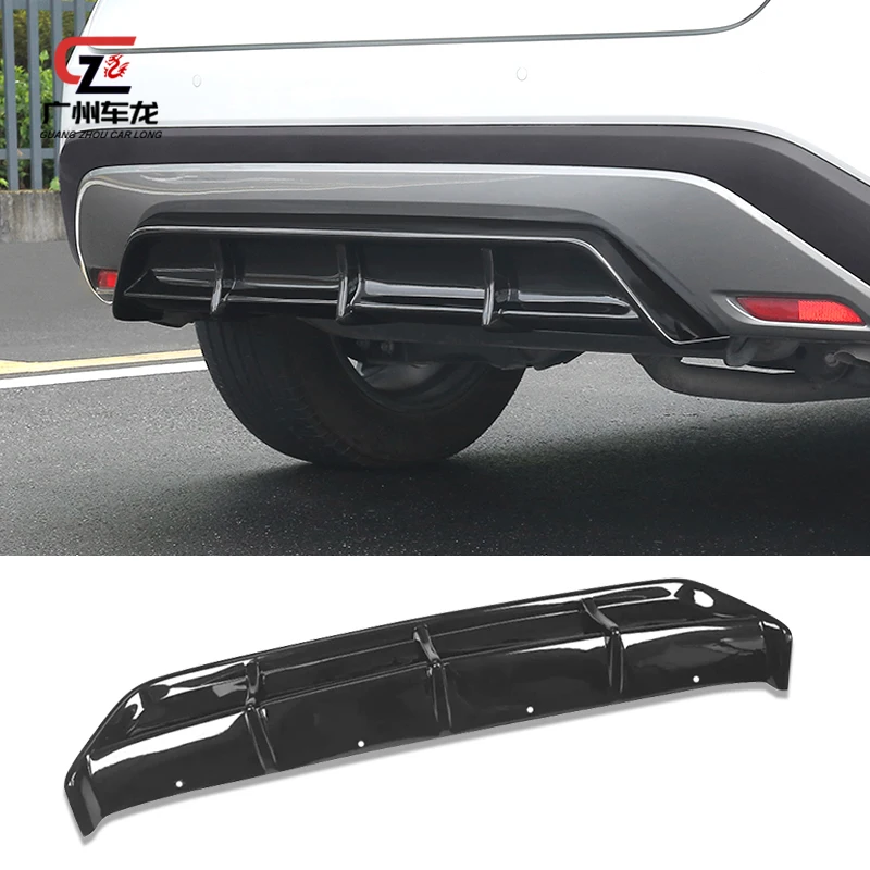 Rear Diffuser Lip For Lexus RX350h RX450h 2023 ABS Material Gloss Black ...