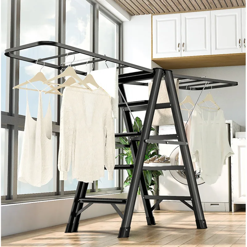 Aluminum-Alloy-Step-Ladder-Chair-Foldable-Ladder-Stool-Stable-Support ...