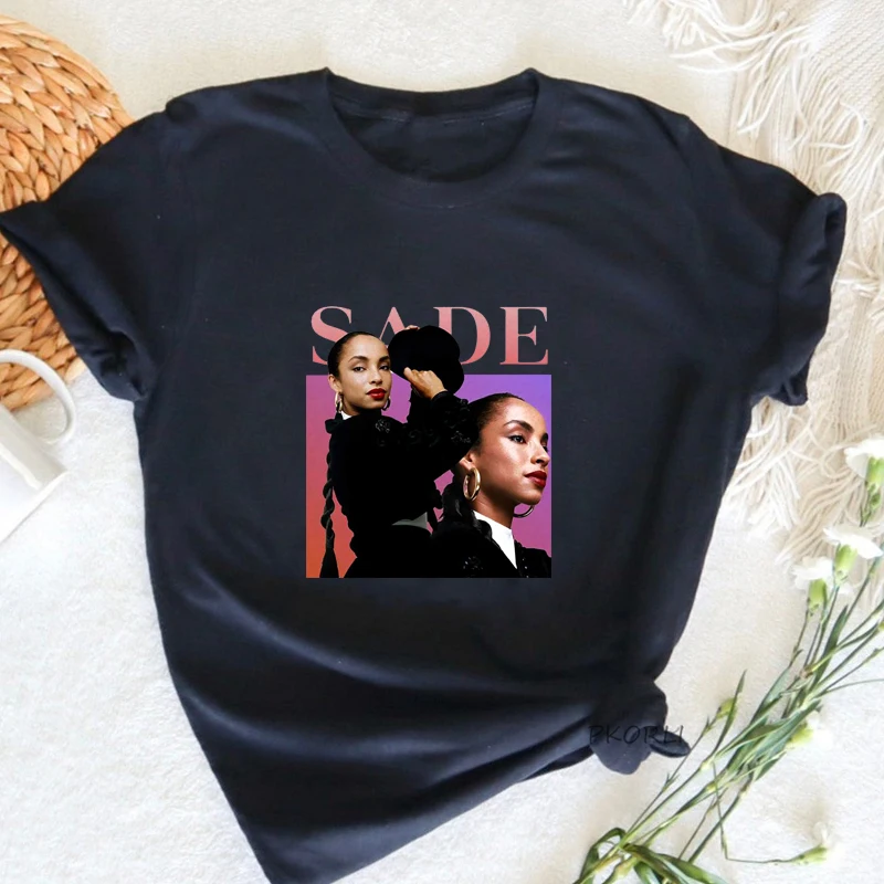 Sade Adu Merch Tour T Shirt Vintage Short Sleeve 90s Rapper Singer ...