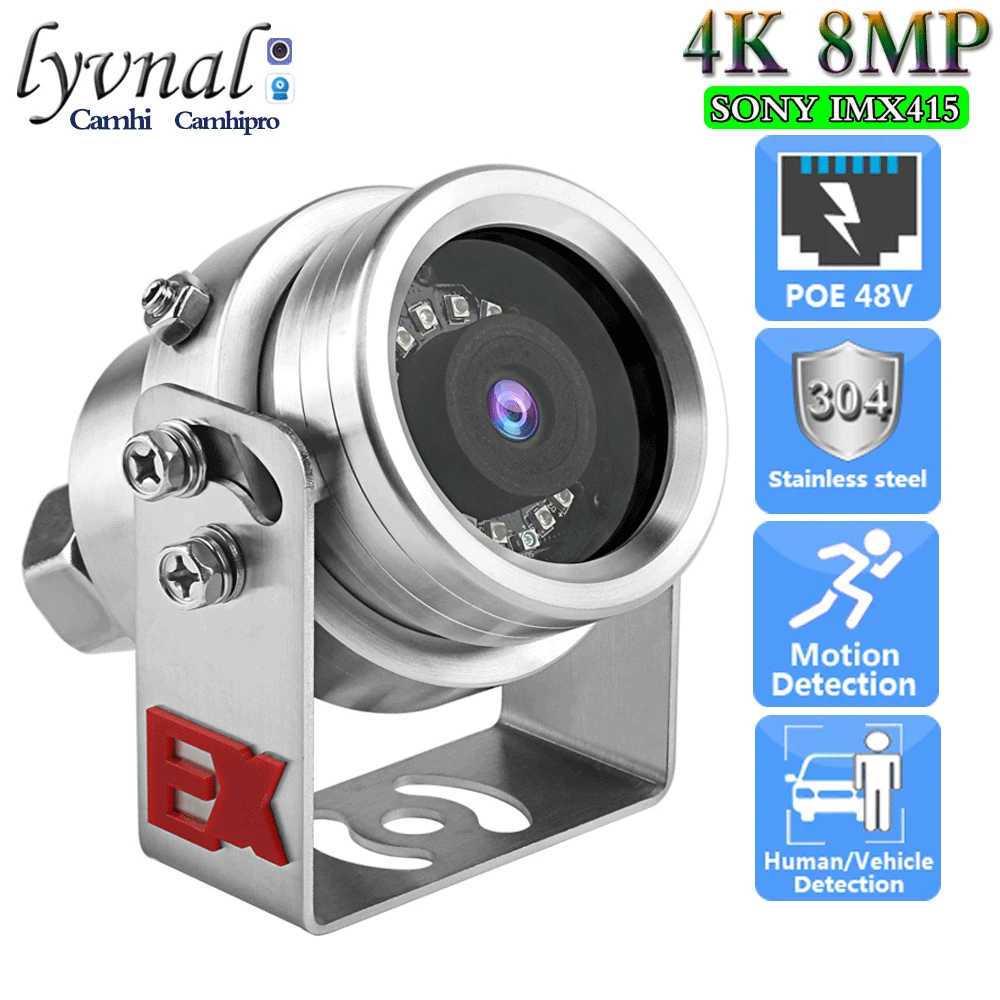 SONYIMX415-4K-8MP-UHD-Security-IP-Camera-304-Stainless-steel-Explosion ...