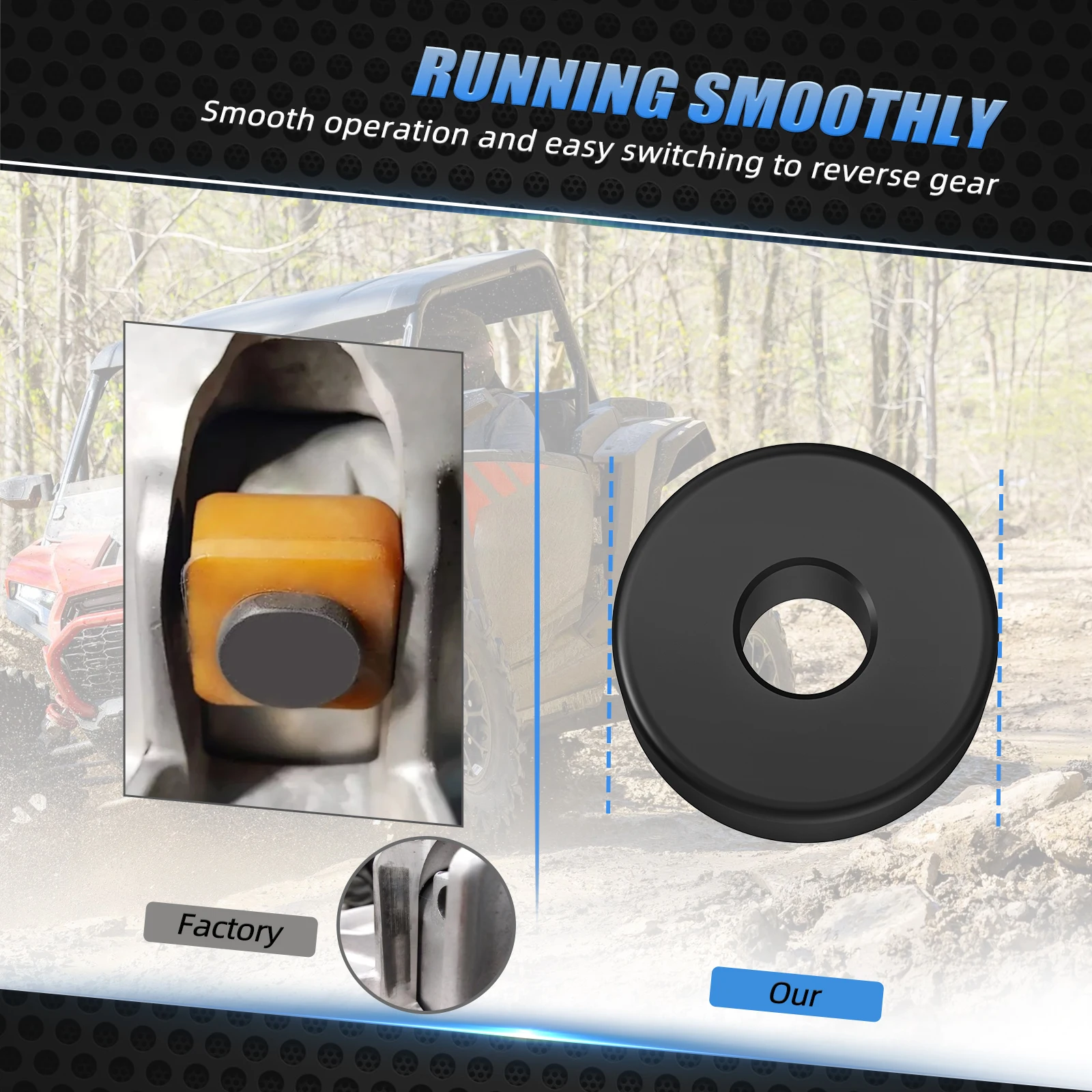 2PCS-For-POLARIS-RZR-900-Secondary-Clutch-Roller-Kit-For-Polaris-RZR-XP ...