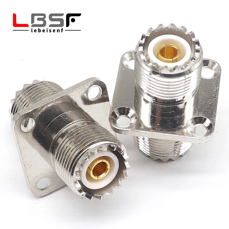 Rf Adapter Adapter | So239 So239 | Plate | Connectors - Sl16 Uhf-kkf Female So239 25 Copper ...