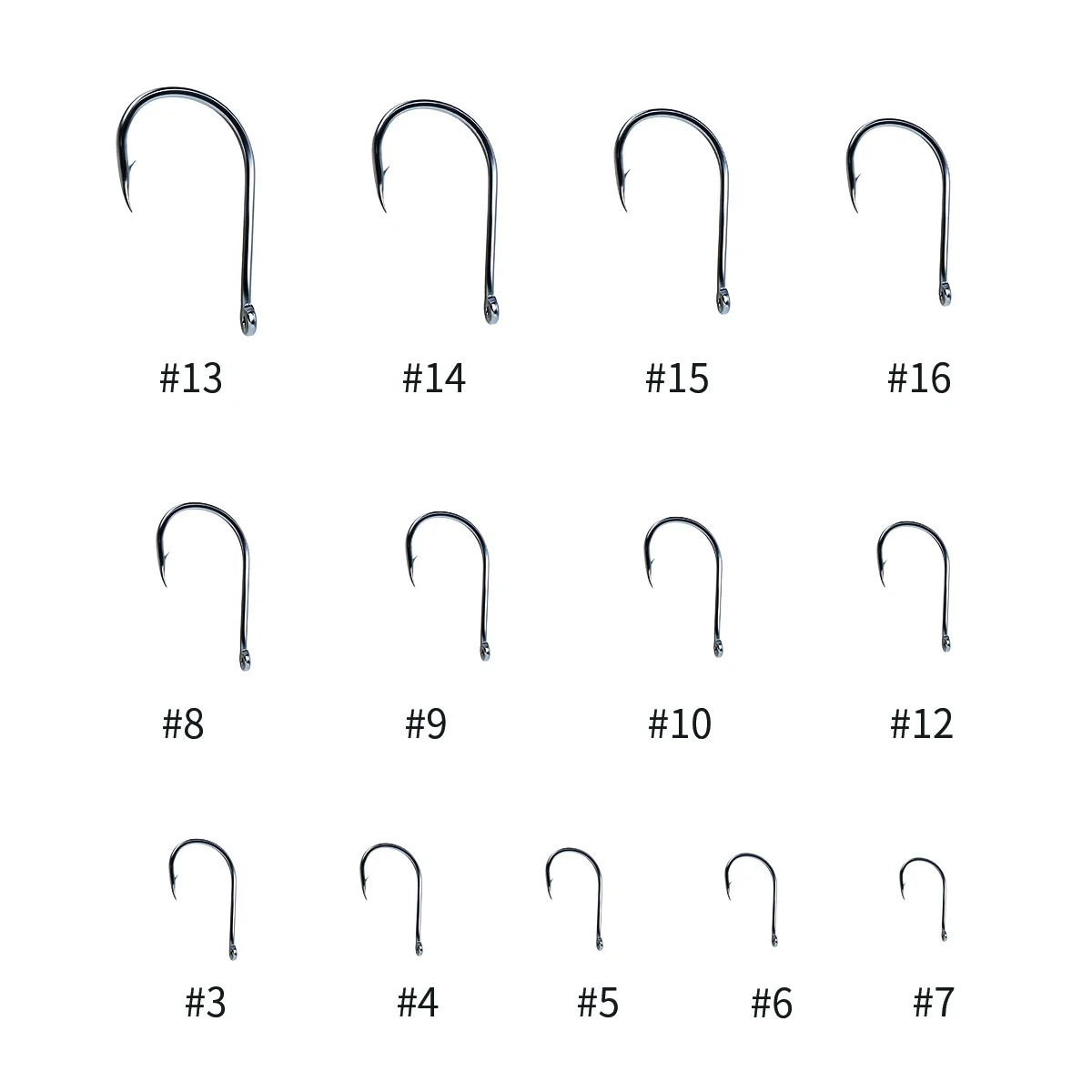 50pcs-bag-fishing-hooks-High-Carbon-Chemical-Sharpen-Barbed-single-Hook ...