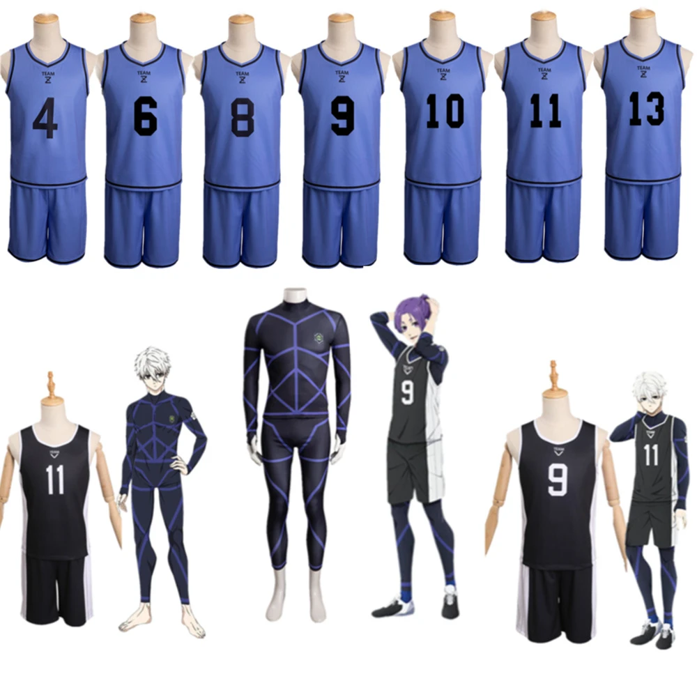 BLUE LOCK Chigiri Hyoma Isagi Yoichi Cosplay Costume Uniform Top Shorts ...