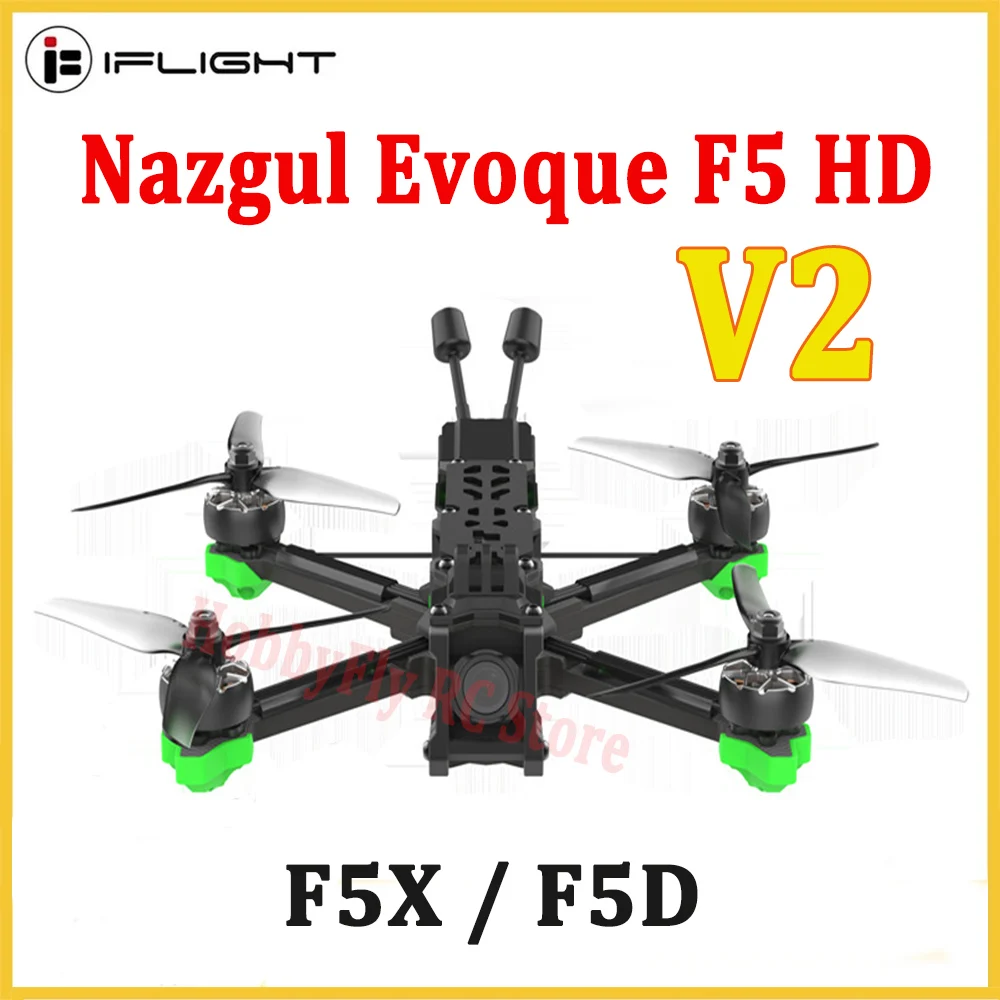 Iflight Nazgul Evoque F5 V2 Hd 5inch 6s Fpv Drone Bnf F5x F5d（squashed ...