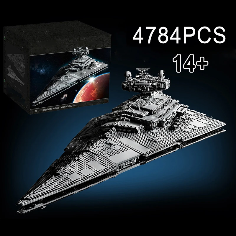 UCS Imperial Destroyer Moc 75252 Display Building Blocks Bricks Toy ...