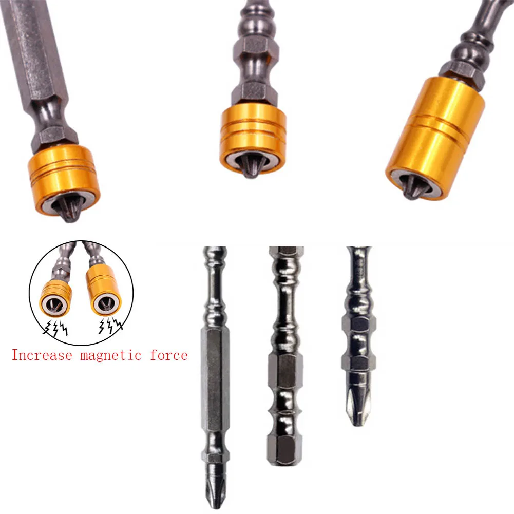 65mm-110mm-Cross-slotted-Magnetic-Screwdriver-Bits-Hex-Shank-Double ...