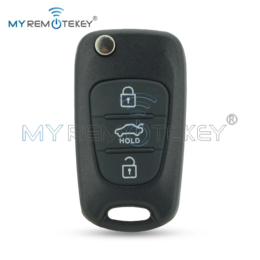 REMTEKEY Flip remote key shell for Hyundai I20 I30 2008 2009 2010 2011 ...
