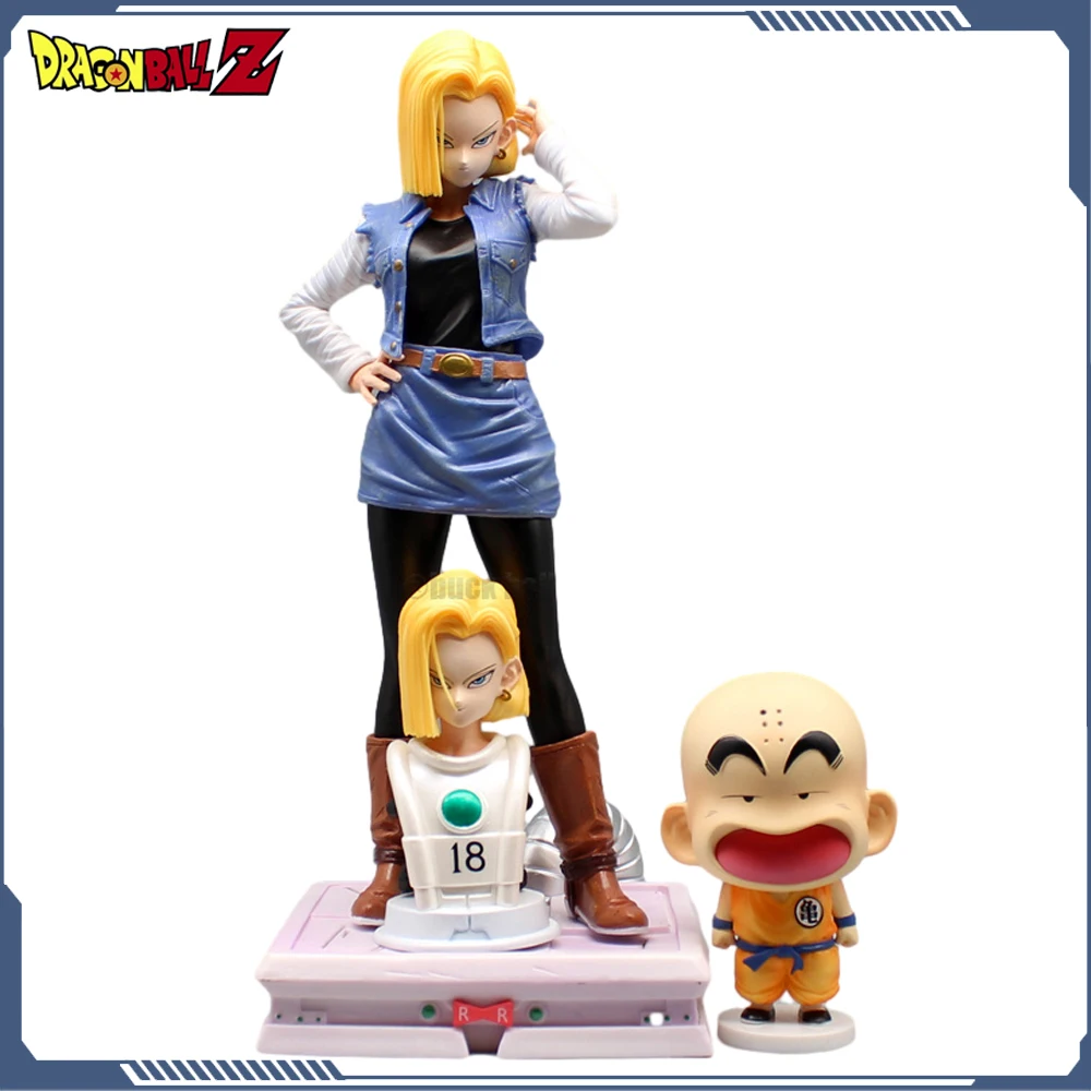 Dragon-Ball-28cm-Android-18-Anime-Figure-Statue-Pvc-Gk-Statue-Figurine ...