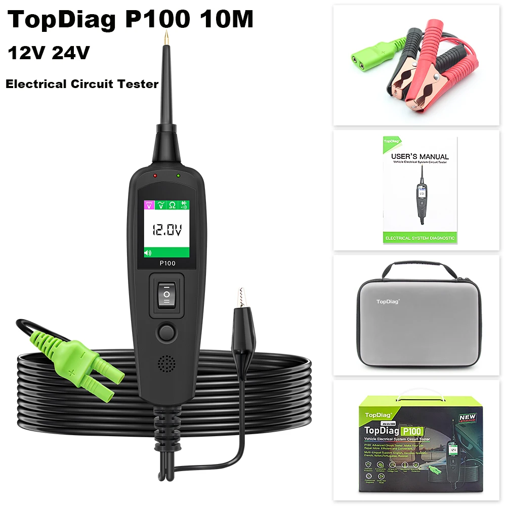 Topdiag-P100-Car-Electrical-Circuit-Tester-Automotive-Power-Scan-Probe ...