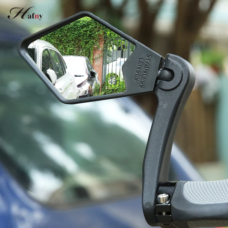 Hafny-1PCS-Bike-Mirror-Handlebar-End-Rear-View-Mirror-360-Rotatable ...