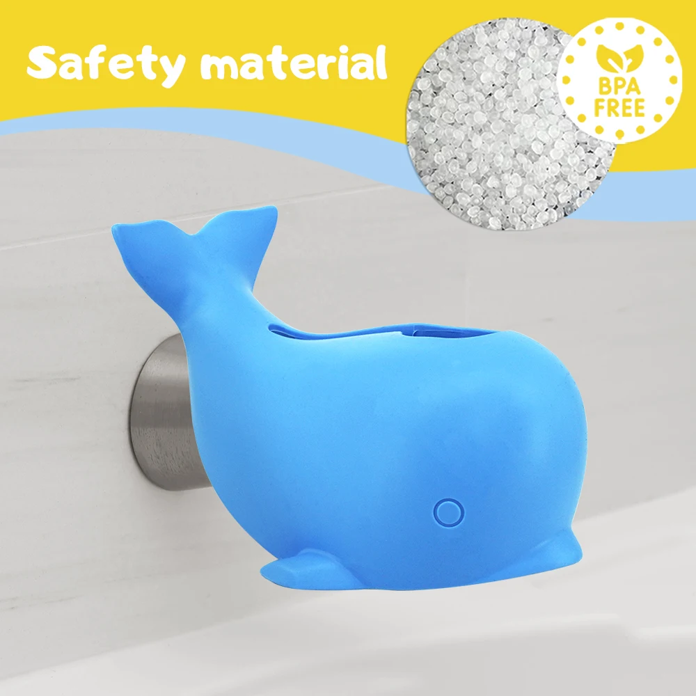 1PC Whale shaped bathtub faucet cover, safety bathtub nozzle protector ...