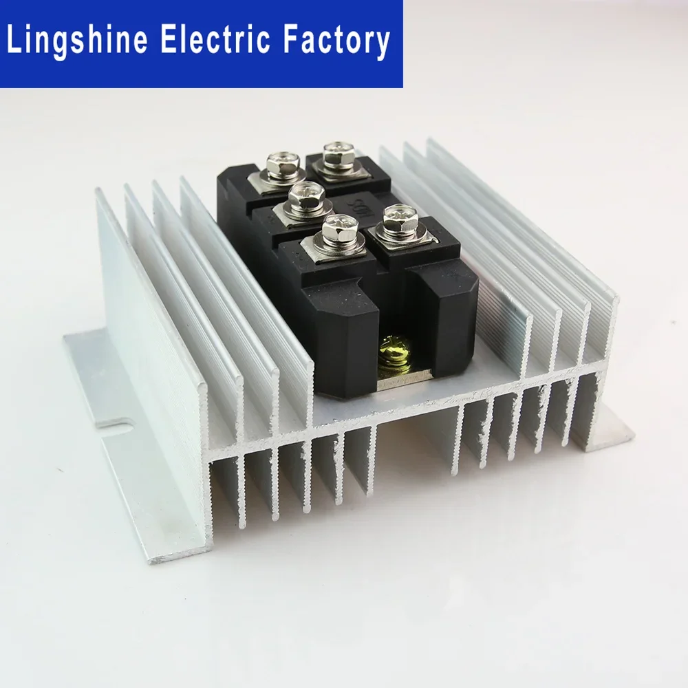 MDS100A/1600V Three Phase Rectifier Bridge Installing The W-95 Heatsink ...