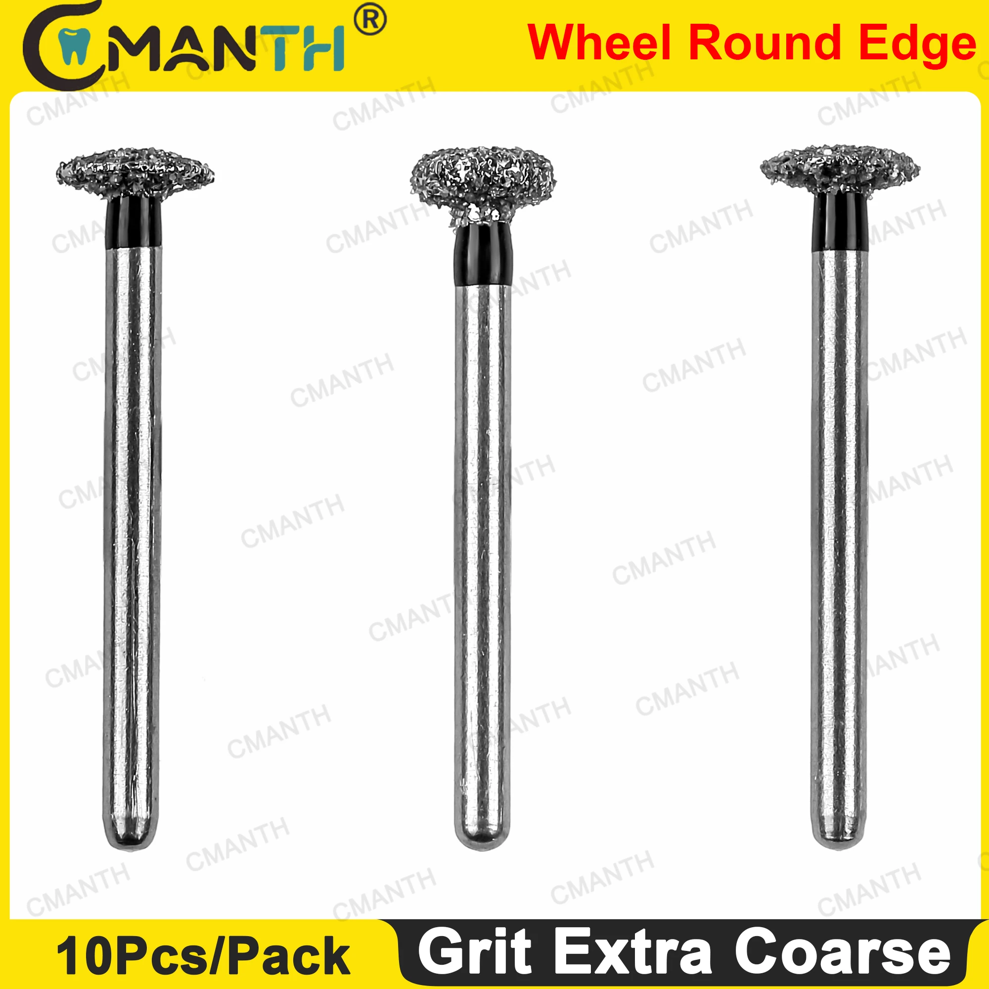 Dental Diamond Burs For High Speed Handpiece Friction Grip FG 1.6mm Bur ...