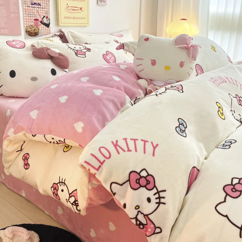 Sanrioed-s-bana-de-Hello-Kitty-My-Melody-Kuromi-funda-de-almohada-de ...