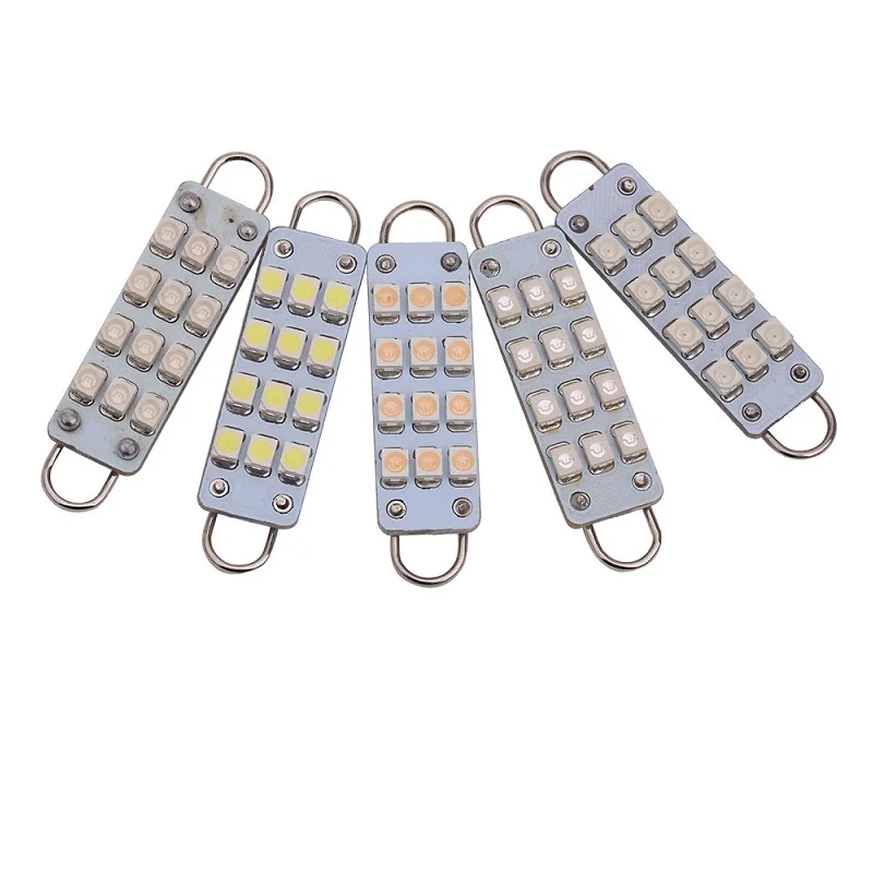 1pcs-Festoon-C5W-44mm-LED-Car-Lights-White-12-SMD-LED-Rigid-Loop-Dome ...