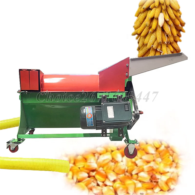Farm Use High Capacity Electric Auger Maize Corn Thresher Sheller ...