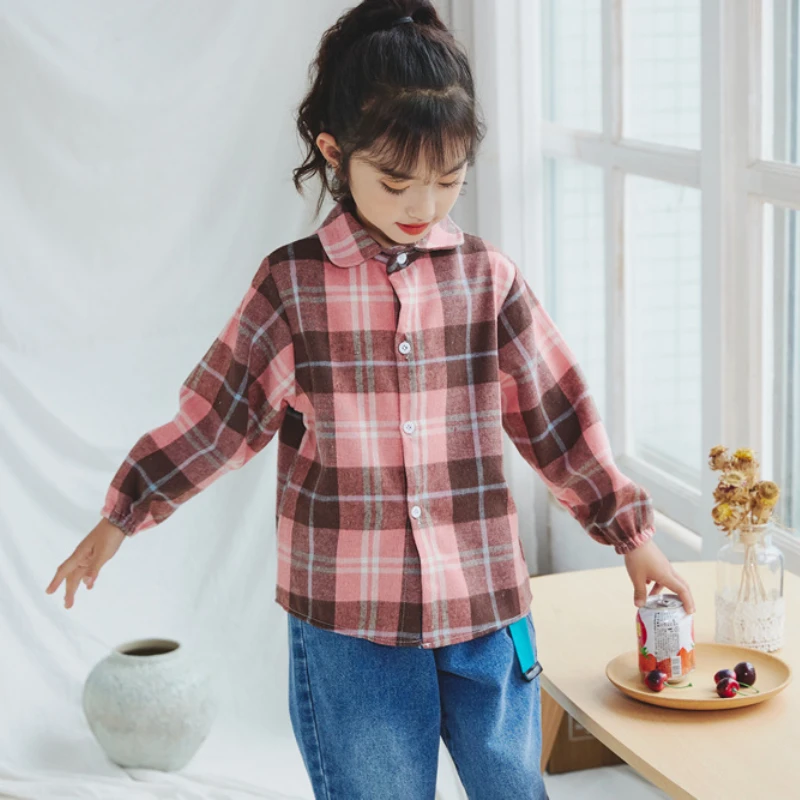 Checkered Shirt For Girls Outfit