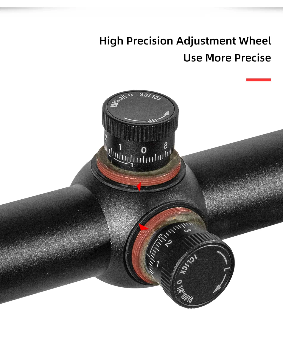 DIANA AOE 6-24X50 Scope Adjustable Green Red Dot Light Tactical ...