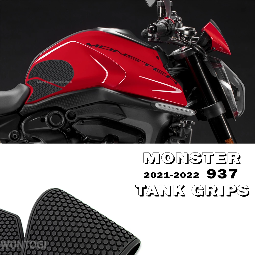 Motorcycle Tank Grips For Ducati Monster 937 2021-2022 Fuel Tank Pad ...