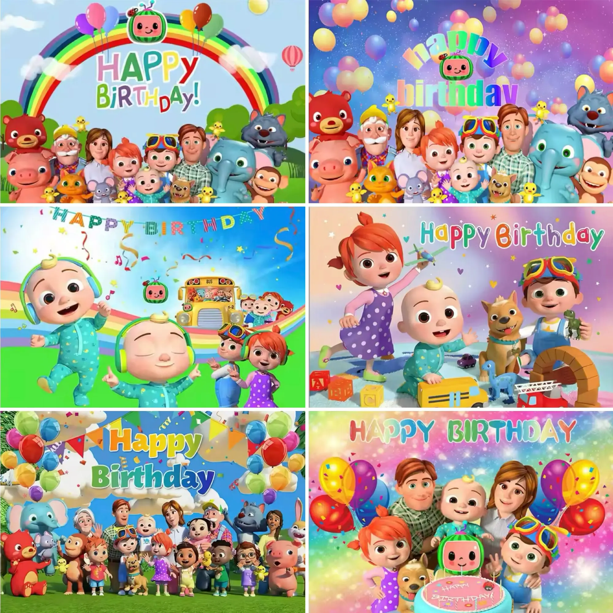 Umi-Cartoon-Watermelon-Boy-Theme-Birthday-Party-Background-Birthday ...