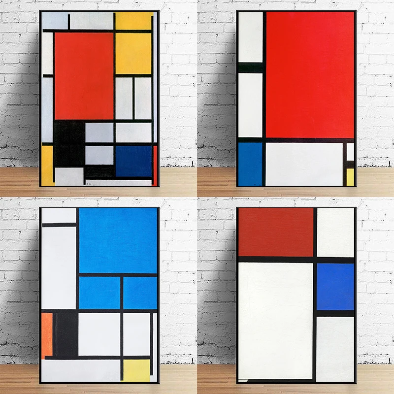 Piet-Mondrian-Composition-Red-Blue-Yellow-Piet-Modern-Abstract-Poster ...