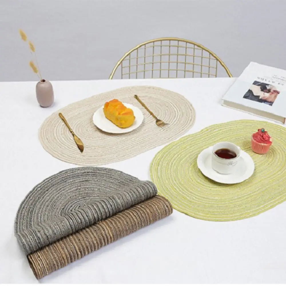 Oval-Braided-Table-Place-Mats-Pad-for-Dining-Table-Patio-Outdoor ...