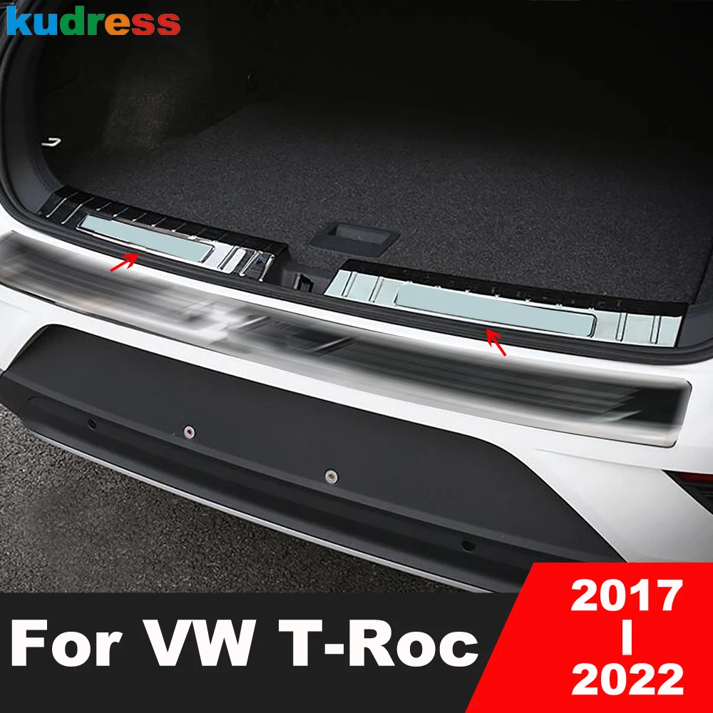 Rear-Trunk-Bumper-Cover-Trim-For-Volkswagen-VW-T-Roc-TROC-2017-2021 ...