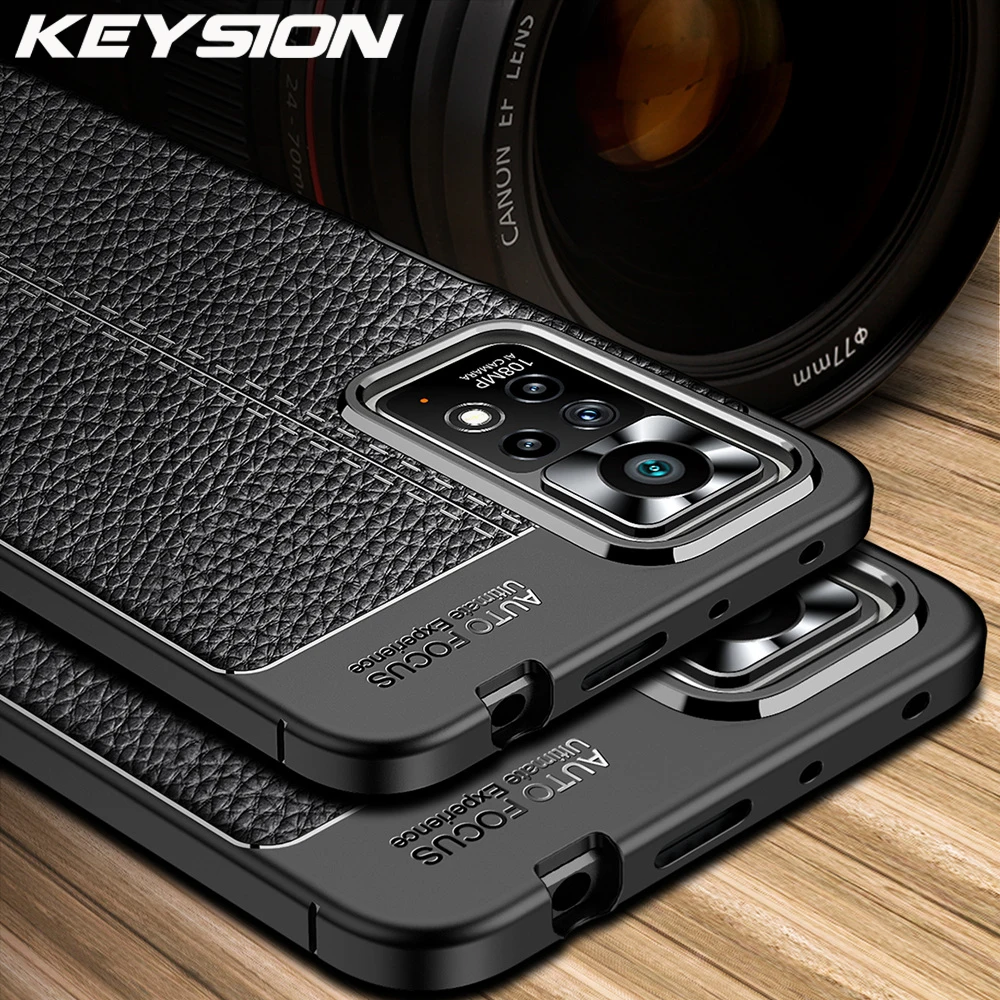 KEYSION-Shockproof-Case-for-Remi-Note-11-Pro-5G-11S-Global-Leather ...