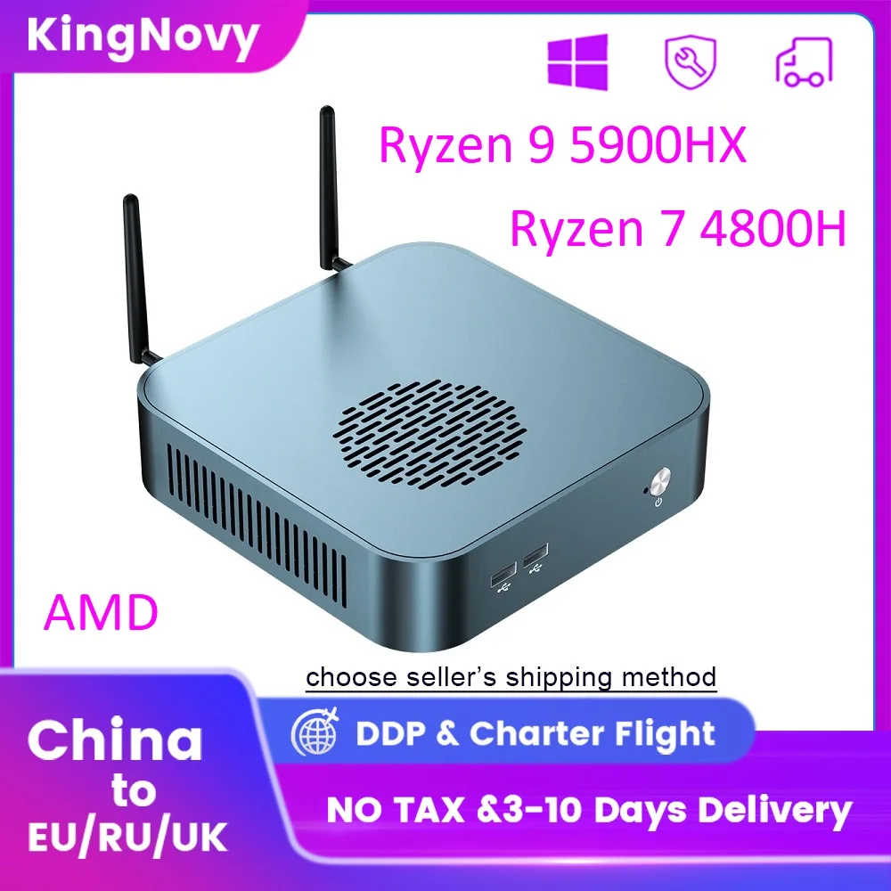 Amd Ryzen 7 4800h Mini Pc | Mini Pc Amd Ryzen Gaming | Gaming Pc Ryzen ...