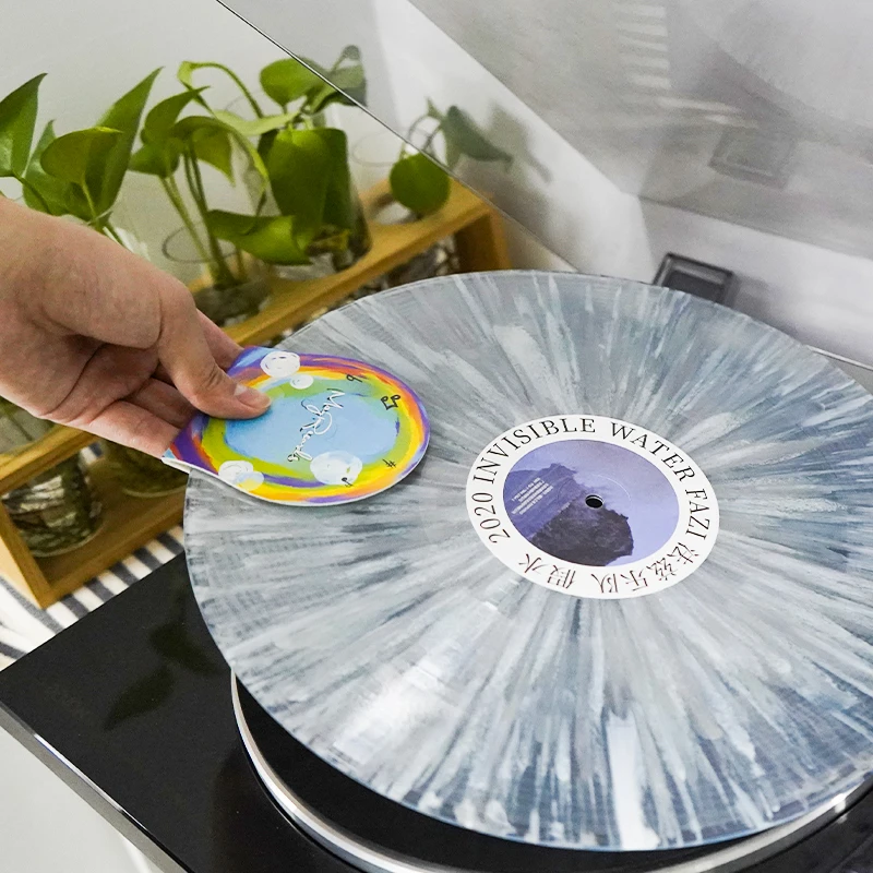 Hot Sale 2PCS Vinyl Record Cleaning Cleaning Protector Mat Disc Holder ...