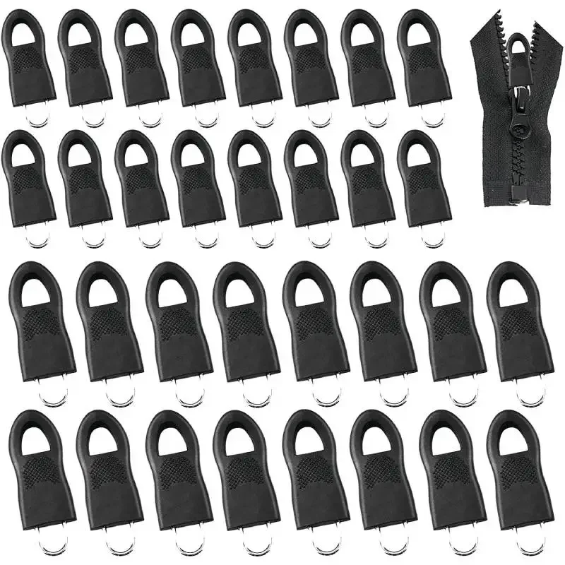 16Pcs Zipper Puller Set Replacement Universal Detachable Zipper Tag Zip ...