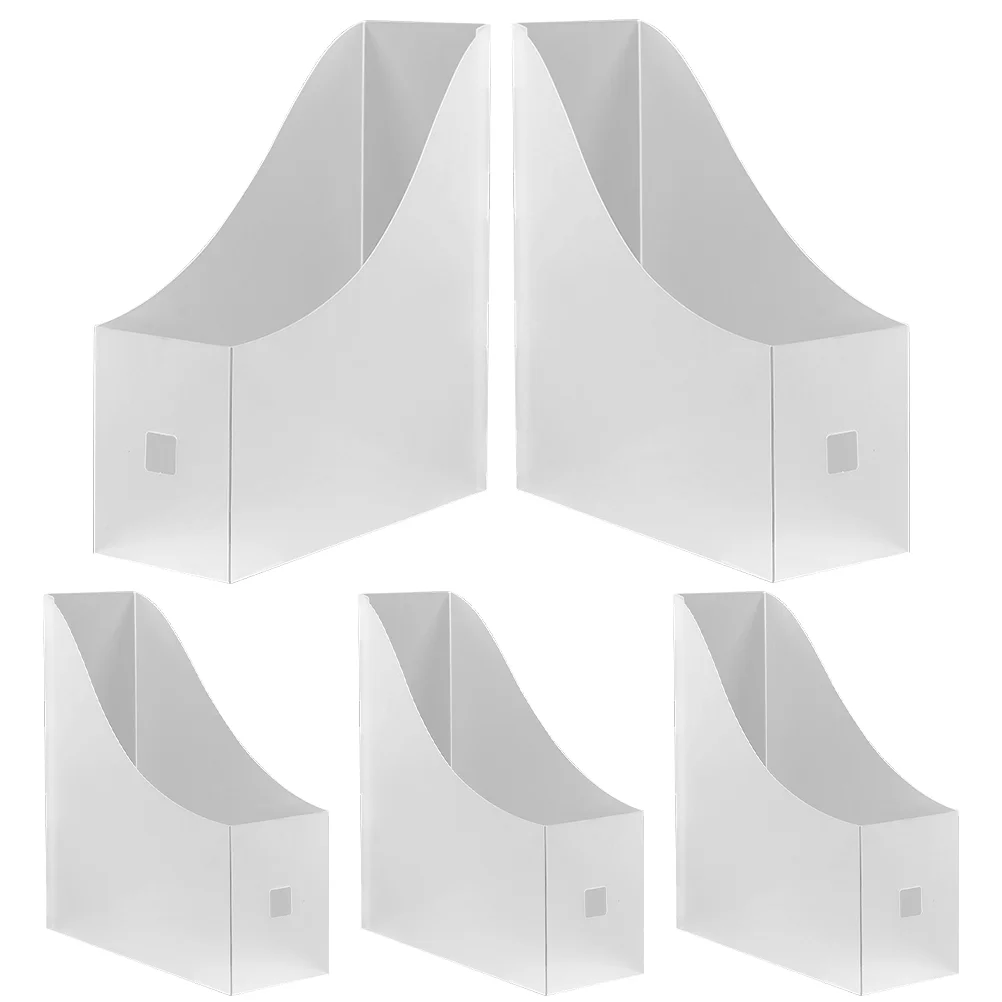 Magazine File Holder Organizer Vertical File Sorter Desk Magazine Rack ...