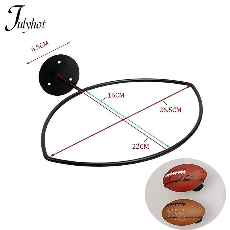 Rugby-Ball-Rack-steel-Football-Basketball-Wall-Storage-Display-Sports ...