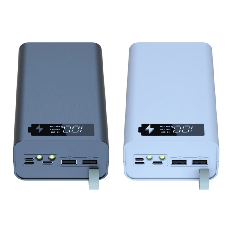 3-USB-Ports-5x-18650-DIY-Portable-Battery-Holder-LCD-Display-Power-Bank ...