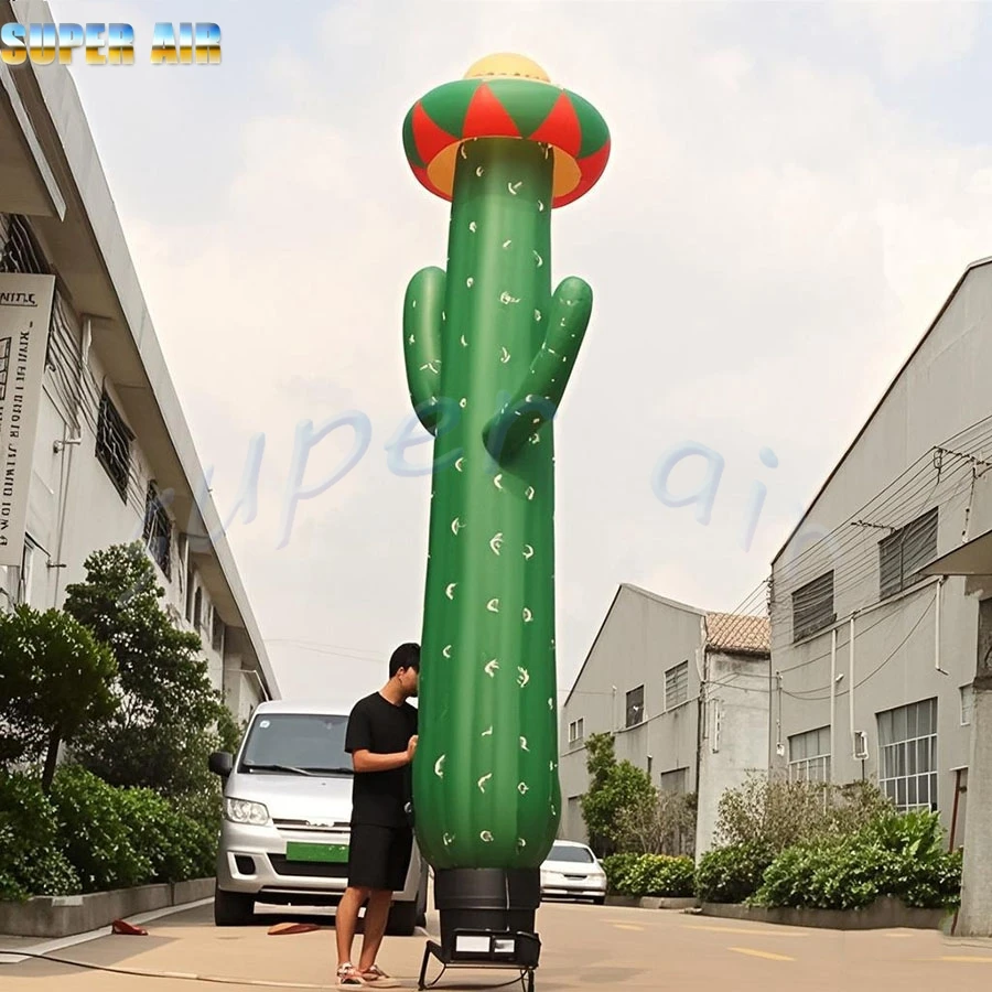 Super Air Giant nice inflatable standing cactus with free blower for ...