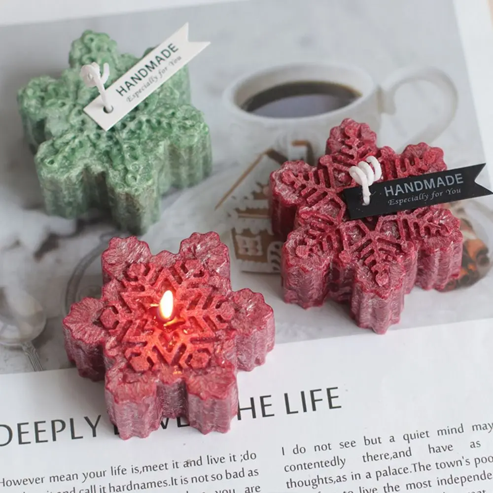 3D-Snowflake-Silicone-Candle-Mold-Christmas-Tree-Gypsum-Resin-Soap-Ice ...