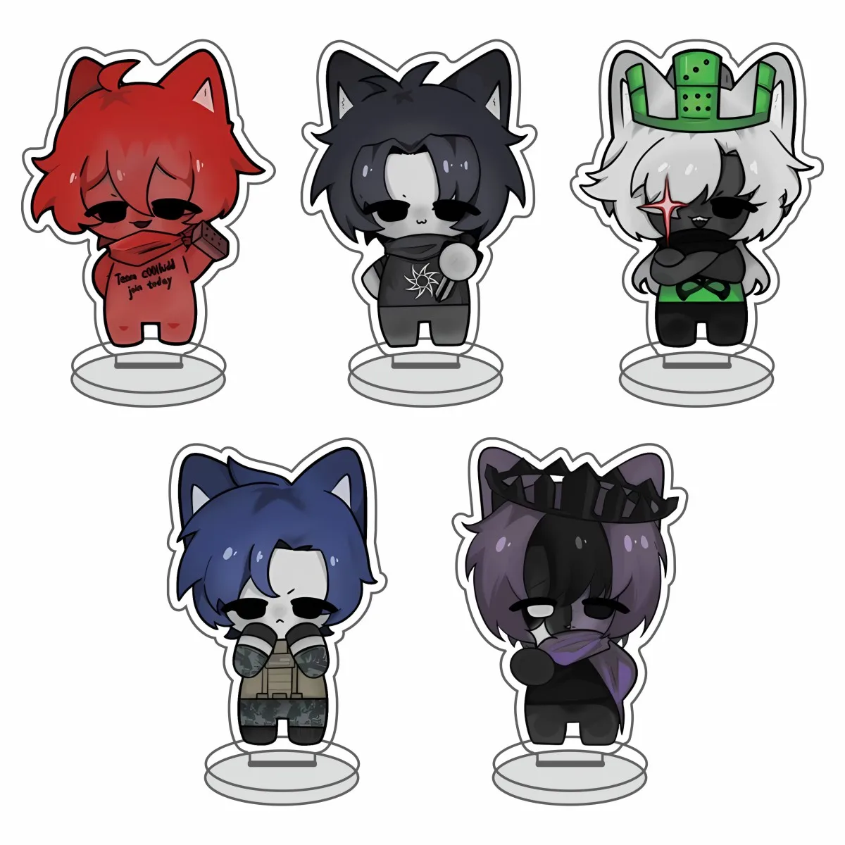 لعبة ساخنة Forsaken Acrylic Standees Guest 1337 Noob Shedletsky John ...