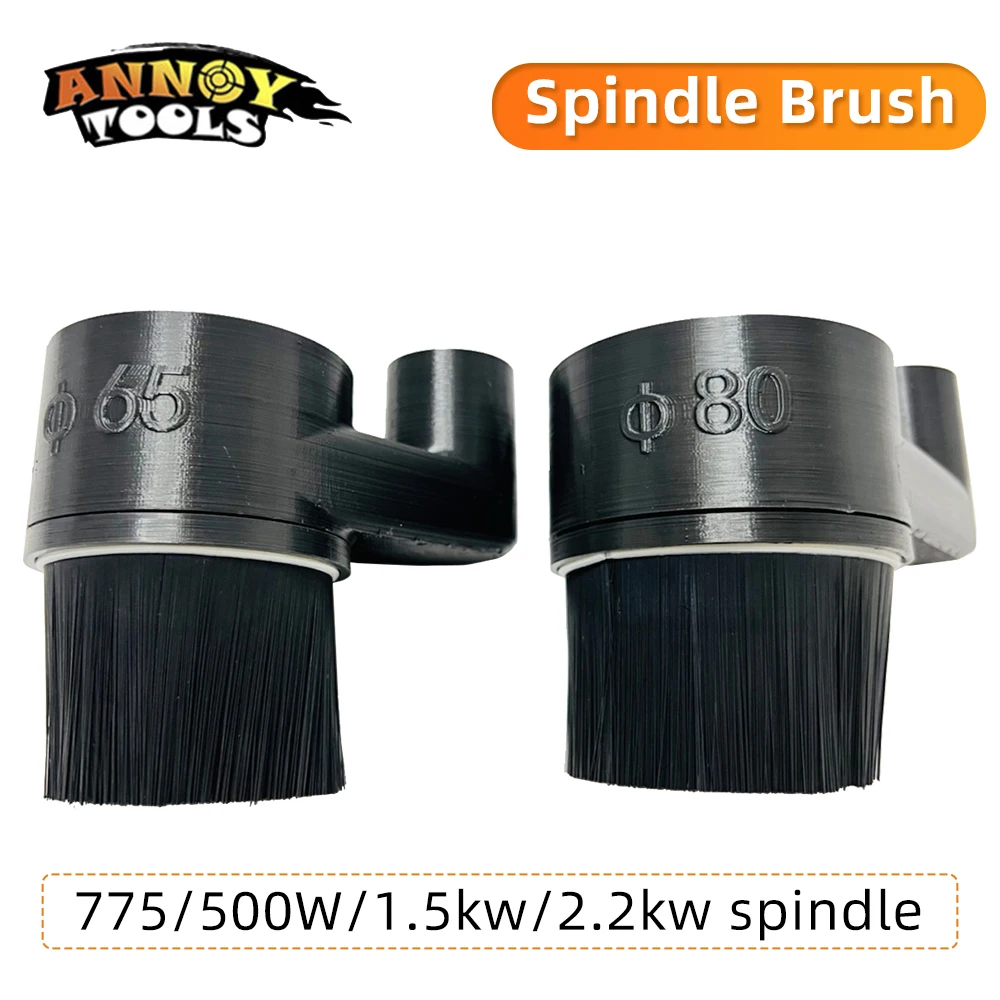 CNC Router Accessories Spindle Brush Dust-proof Brush 52mm 65mm 80mm ...