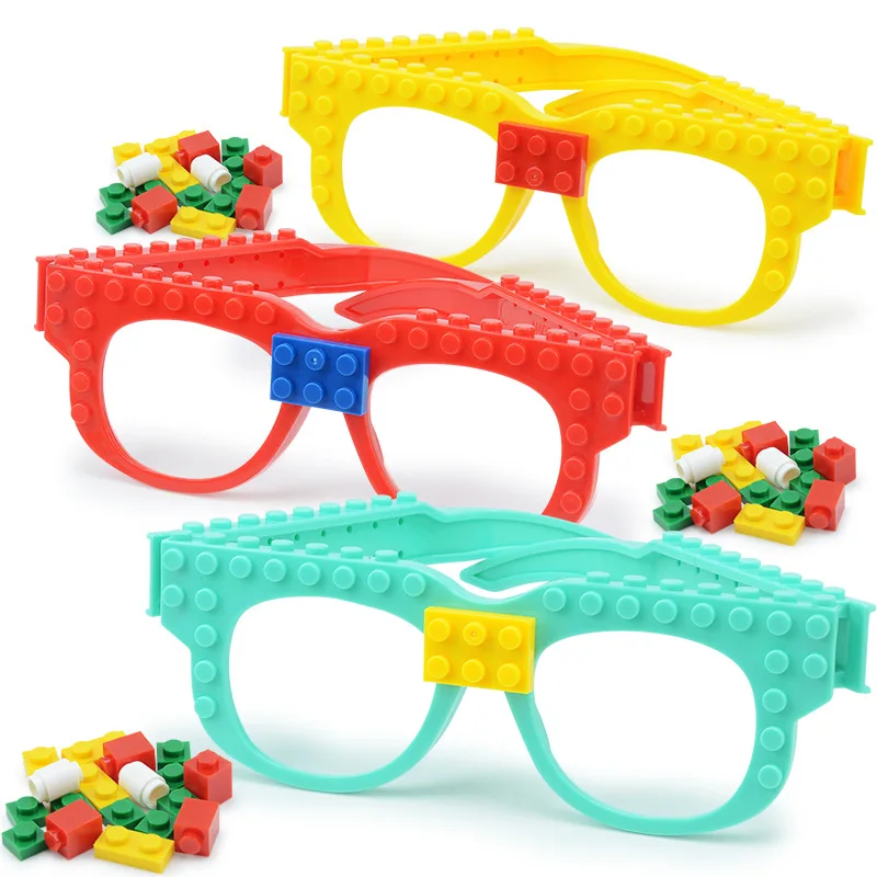 3Pcs-DIY-Glasses-Building-Blocks-Simulation-Glasses-Blocks-Creativity ...