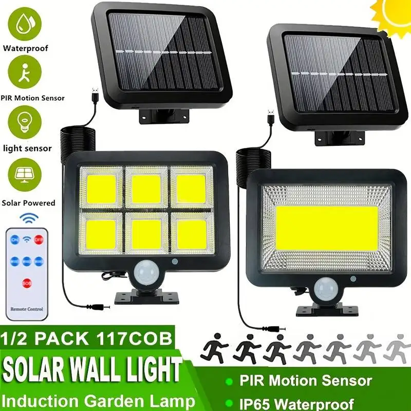 Split Type LED Solar Light Human Intelligent Sensing Wall Light ...